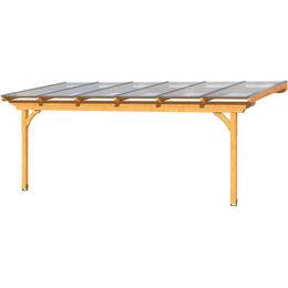 Skan Holz Terrassendach &raquo;Ravenna&laquo; Douglasie braun Polycarbonat (PC) B/H/T: 648cm x 272cm x 250cm