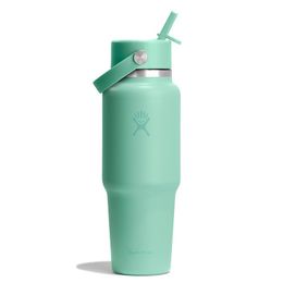 Hydro Flask Trinkflasche &raquo;32 OZ Wide Flex Straw Travel Bottle Cap, 946 ml&laquo; Geeignet f&uuml;r alle Wide Mouth Kappen und Deckel gr&uuml;n Edelstahl 946ml
