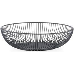 zeller Obstschale 1 Stk. aus Metall in klarem Design schwarz Metall &Oslash; 28cm