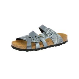 Lico Pantolette "Bioline Flora" in Grau | Gr.: 42