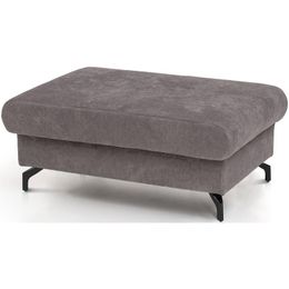 COTTA Polsterhocker &raquo;Kitty, B: 100 cm&laquo; individuell zu kombinieren grau Microfaser (100% Polyester);Flachgewebe (100% Polyerster) B/H/T: 100cm x 45cm x