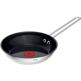 Tefal Bratpfanne &raquo;Nordica, beschichtete Pfanne Induktion, Thermo-Signal-Technologie&laquo; Edelstahl minimalistisches Design, robuster Griff, geeignet f&uuml;r alle 
