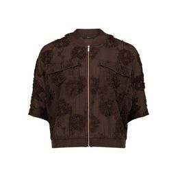 Zero Blouson mit Fledermaus&auml;rmeln in Chocolate Plum | Gr.: 36