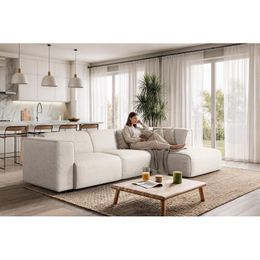 OTTO home Ecksofa &raquo;Merid L-Form, B: 295 cm - OTTO. Verl&auml;ssliche Qualit&auml;t.&laquo; jederzeit durch Module erweiterbar beige 100% Polyester B/H/T: 295cm x 70cm