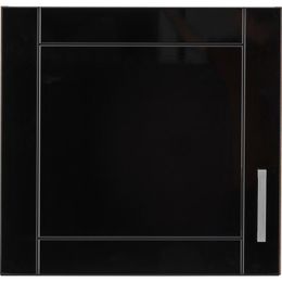 KOCHSTATION H&auml;ngeschrank &raquo;KS-Tinnum&laquo; 60 cm breit, MDF-Fronten, Metallgriff schwarz Holzwerkstoff wotaneiche, B/H/T: 60cm x 57cm x 34cm