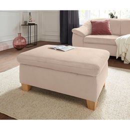Sit & More sit&more Hocker &raquo;Santo&laquo; beige Luxus-Microfaser ALTARA NUBUCK (100% Polyester);Struktur (100% Polyester);Struktur weich (92% Polyester, 8% Nylon) B/H/T