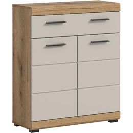 Welltime Unterschrank &raquo;SIENA, Breite 74cm, 2 T&uuml;r, 1 Schubkasten, 2 F&auml;cher, MDF-Front&laquo; TOPSELLER!, in verschiedenen Farben erh&auml;ltlich, Badm&ouml;bel, 