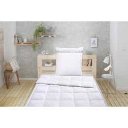 OTTO home Daunenbettdecke + Kopfkissen &raquo;Sorsele, Bettdecke 135x200 cm oder 155x220 cm, 2-tlg.&laquo; Set mit Kissen 80x80 cm, Sommer, Winter, Made in 