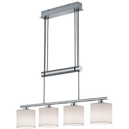 Trio Leuchten Pendelleuchte &raquo;Garda&laquo; E14 1 Stk. H&auml;ngelampe, H&auml;ngeleuchte wei&szlig; 4, 1 Stk.,mit Leuchtmittel, 4mal E14 je 3,5 Watt und 320 Lumen