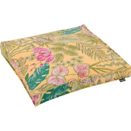 HOCK Sitzkissen &raquo;Eliza-Bouquet Outdoor Sitzkissen&laquo; Outdoor geeignet gelb Polyacryl B/L: 50cm x 50cm, 1 Stk.