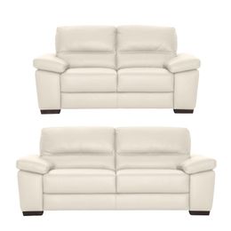 Calia italia Polstergarnitur &raquo;Gaia, hochwertige Garnitur aus 2-Sitzer und 3-Sitzer, edles Design&laquo; Set, 2 Stk. tlg. Ledergarnitur, in zwei hochwertigen