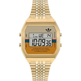 adidas originals Herren adidas originals Digitaluhr &raquo;DIGITAL TWO&laquo; Armbanduhr, Quarzuhr, Damenuhr, Herrenuhr, Edelstahlarmband gold Einheitsgr&ouml;&szlig;e