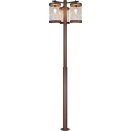 Trio Leuchten Au&szlig;en-Stehlampe &raquo;SAMBESI, Gro&szlig;e Garten Stehleuchte H&ouml;he 240cm, IP44 D&auml;mmerungssensor&laquo; E27 1 Stk. warmwei&szlig; - kaltwei&szlig; Outdoor Stehlampe 3