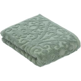 Vossen Badetuch &raquo;Fidelio&laquo; gr&uuml;n Walkfrottier, Obermaterial: 100% Baumwolle B/L: 67cmx140cm, 1 Stk., Walkfrottier