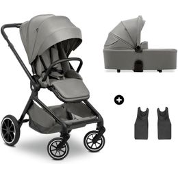 hauck Kombi-Kinderwagen &raquo;Move N Care Set&laquo; 22 kg belastbar bis 22 kg grau Einheitsgr&ouml;&szlig;e Kombi-Kinderwagen
