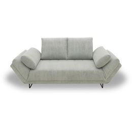 Home Affaire Schlafsofa &raquo;Jadelyn mit klappbaren Armlehnen, Bettsofa mit Federkern, Breite 250cm&laquo; Federkern, Cord-Bezug, incl. 2 Armlehnkissen, 