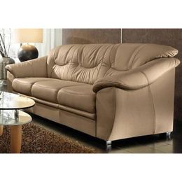 Sit & More sit&more 3-Sitzer &raquo;Savona, B. 198cm, Federkern, opt. mit Schlaffunktion, Sitzh. 46cm&laquo; mit Federkern braun PRIMABELLE -Microfaser (100% Polyester);