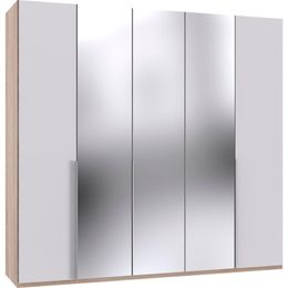 wimex Kleiderschrank &raquo;New York&laquo; wei&szlig; B/H/T: 225cm x 208cm x 58cm, T&uuml;ren: 5 Stk.