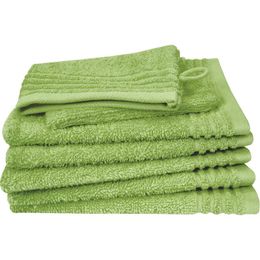 Dyckhoff Waschhandschuh &raquo;Waschhandschuh-Set BRILLANT 6-tlg., Baumwolle, 550 g/m&sup2;&laquo; Baumwolle Frottier, Baumwolle B/L: 16cmx21cm, 6 Stk., Frottier
