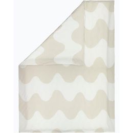 Marimekko Bettbezug &raquo;LOKKI&laquo; Perkal Bettw&auml;sche in 130-140cmx200cm, Kissenbezug separat verf&uuml;gbar beige Perkal (Bio-Baumwolle), Obermaterial: 100% Baumwolle B/L: 
