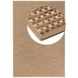 Dekowe Teppich &raquo;Joy Antigua&laquo; rechteckig 10 mm H&ouml;he meliert, Weboptik, mit Bord&uuml;re, In- und Outdoor geeignet braun Kunstfaser B : 80cm 1 Stk., 10mm, L: 150cm