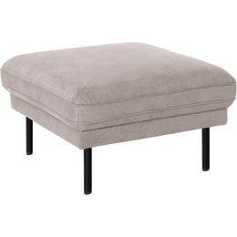 OTTO home Hocker &raquo;Nordfyn&laquo; edles Design in 3 Bezugsqualit&auml;ten grau Struktur weich (100% Polyester);Luxus-Microfaser Lederoptik (100% Polyester);100% 