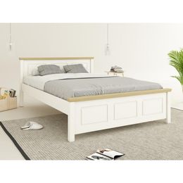 OTTO home Massivholzbett &raquo;ERIKK', Made in Europe, optional mit Schublade, Massivholz Kiefer&laquo; FSC zertifiziert, in mehreren Gr&ouml;&szlig;en, Landhausstil mit 