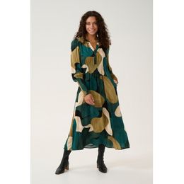 Culture Kleid CUdana Relaxed fit in Green Art | Gr.: XS
