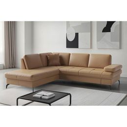 Sit & More sit&more Ecksofa &raquo;Morris Jubi, Ottomane, Breite 238 cm&laquo; mit Armteilfunktion, wahlweise mit Schlaffunktion beige B/H/T: 238cm x 83cm x 202cm, 