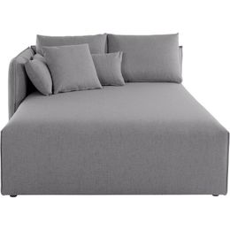 OTTO home Ottomane &raquo;N&ouml;re&laquo; Lounge-Modul - zum eigenen Zusammenstellen, Breite 138cm, Tiefe 168cm grau 100% Polyester B/H/T: 138cm x 86cm x 168cm, 
