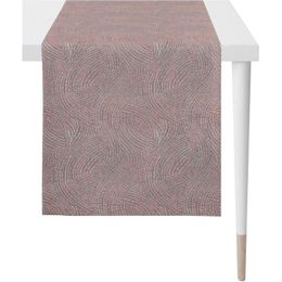 Apelt Tischl&auml;ufer &raquo;1102 Loft Style, Jacquard&laquo; rosa Polyester, Viskose B/L: 48cm x 140cm, 1 Stk., rechteckig