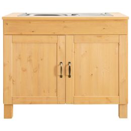 Home Affaire Sp&uuml;lenschrank &raquo;Alby&laquo; Breite 100 cm, 1 Fach beige B/H/T: 100cm x 85cm x 60cm