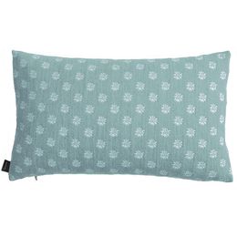 Pad Dekokissen &raquo;EDEL, Made in Europe&laquo; Kissenbezug ohne F&uuml;llung, Motiv Edelwei&szlig;, 1 St&uuml;ck, 30x50cm & 45x45 cm gr&uuml;n Obermaterial: 64% Baumwolle, 18% 