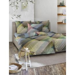 Irisette Bettw&auml;sche &raquo;Wave 8691&laquo; 2 anschmiegsam und atmungsaktiv, Ganzjahresqualit&auml;t Mako-Satin, Obermaterial: 100% Baumwolle B/L: 135cm x 200cm, 1 Stk., 1 Stk.