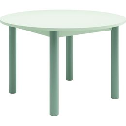 Tom Tailor HOME Esstisch &raquo;COLOR TABLE&laquo; 1 Stk. tlg. Esstisch, 4-Fu&szlig;, 3 Gr&ouml;&szlig;en, 3 Dekorfarben, 4 Fu&szlig;farben, ABS-Kante gr&uuml;n B/H/T: 120cm x 76cm x 120cm