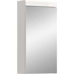 Welltime Badezimmerspiegelschrank &raquo;SIENA, Breite 40 cm, 1 Spiegelt&uuml;r, 2 Einlegeb&ouml;den, 3 F&auml;cher&laquo; Badm&ouml;bel, Badschrank, Schrank, Bad, Spiegel, 