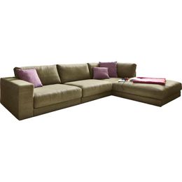 3C Candy Ecksofa &raquo;Enisa II L-Form&laquo; bestehend aus Modulen, daher auch individuell aufstellbarbar gr&uuml;n Korpus/Basismaterial: 100% Polyester. Sitzfl&auml;che: