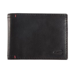 Camel Active Herren Camel Active Geldb&ouml;rse &raquo;Salamanca&laquo; Portemonnaie, Geldbeutel mit kontrastreichem Handstich-Detail schwarz Einheitsgr&ouml;&szlig;e