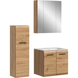 Welltime Badezimmer-Set Set, 4 Stk. tlg. Holzwerkstoff, MDF B/H/T: 105cmcm x 185cmcm x 46cmcm