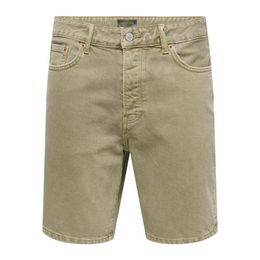 Only & Sons Only & Sons Herren ONLY & SONS Shorts &raquo;ONSEDGE SAND 7981 TAI DNM SHORTS NOOS&laquo; L, N-Gr