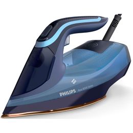 Philips Dampfb&uuml;geleisen &raquo;DST8020/20 8000 Series&laquo; 3000 W SteamGlide Elite Kupfer B&uuml;gelsohle, 300 ml Wassertank, 240 g Dampfsto&szlig; blau Einheitsgr&ouml;&szlig;e 