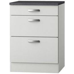 Optifit Unterschrank &raquo;Agos&laquo; wei&szlig; Holzwerkstoff B/H/T: 60cm x 84,8cm x 57,1cm, Schubladen: 1 Stk.