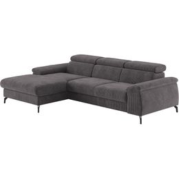 COTTA Ecksofa &raquo;Kitty L-Form, B: 242 cm&laquo; mit Kopfteilverstellung, optional Schlaffunktion & Bettkasten 88% POLYESTER (PES) 12% POLYAMID (PA) B/H/T: 