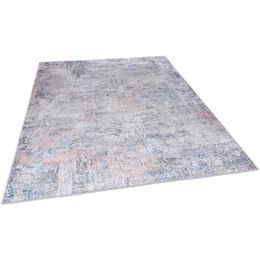Gino Falcone Teppich &raquo;Rachele GF-090&laquo; rechteckig 6 mm H&ouml;he Kurzflor, modernes Design, ideal im Wohnzimmer & Schlafzimmer grau Polyester B : 190cm 1 Stk., 6mm, L: 