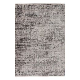 Kayoom Teppich &raquo;Amora 260&laquo; rechteckig 13 mm H&ouml;he Kurzflor, Vintage, Hoch Tief Struktur, Wohnzimmer grau Polyester B : 120cm 1 Stk., 13mm, L: 170cm