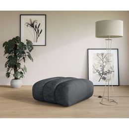 LeGer Home by Lena Gercke Polsterhocker &raquo;Priya Sitzhocker, moderne Steppung, auch in Boucl&eacute;&laquo; gem&uuml;tlich und modern, Ma&szlig;e B/T/H: 90/106/46 cm grau 100% 