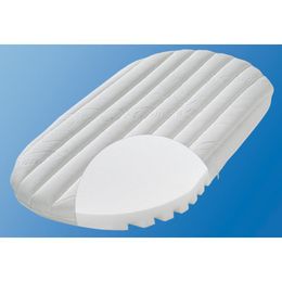 Julius Z&ouml;llner Babymatratze &raquo;Climatix Plus, verschiedene Gr&ouml;&szlig;en&laquo; 5 cm hoch 1 Stk. tlg. Matratze f&uuml;r Stubenwagen, Allergiker geeignet (Hausstauballergiker) wei&szlig; Bezug
