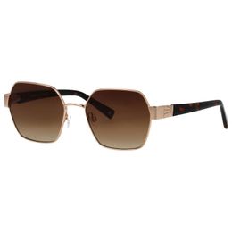 Brendel Eyewear Damen BRENDEL eyewear Sonnenbrille &raquo;Modell 905065&laquo; Form Hexagon, Logoschriftzug auf B&uuml;gel, Metallfassung Einheitsgr&ouml;&szlig;e