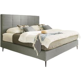Joka Polsterbett &raquo;Mattina&laquo; Strukturbezug, Matratze in H2 oder H3 w&auml;hlbar grau Liegefl&auml;che L&auml;nge B: 200cm x 180cm, Boucl&eacute;, H&ouml;he Bett: 56cm H&ouml;he 