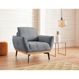 exxpo - sofa fashion Sessel &raquo;Palic, Loungesessel mit R&uuml;ckenverstellung, hoher Entspannungskomfort&laquo; inklusive R&uuml;ckenverstellung. Vom Sessel zum 